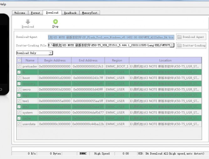 How to flash MTK smartphones with SP flash tool?
