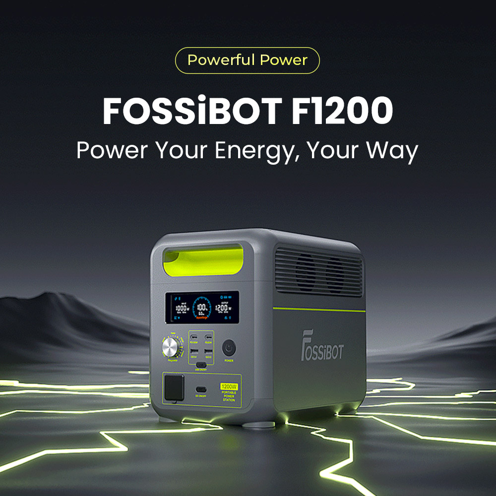 FOSSiBOT F1200 Portable Power Station: Green Energy Innovation
