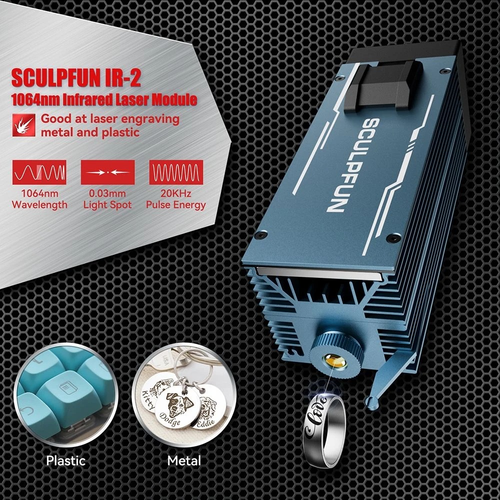Introducing Sculpfun IR-2 1064nm Infrared Laser Module