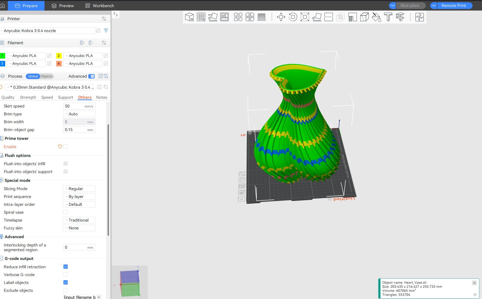 How can I limit waste with Anycubic Kobra 3 Combo Multicolor Printing ...