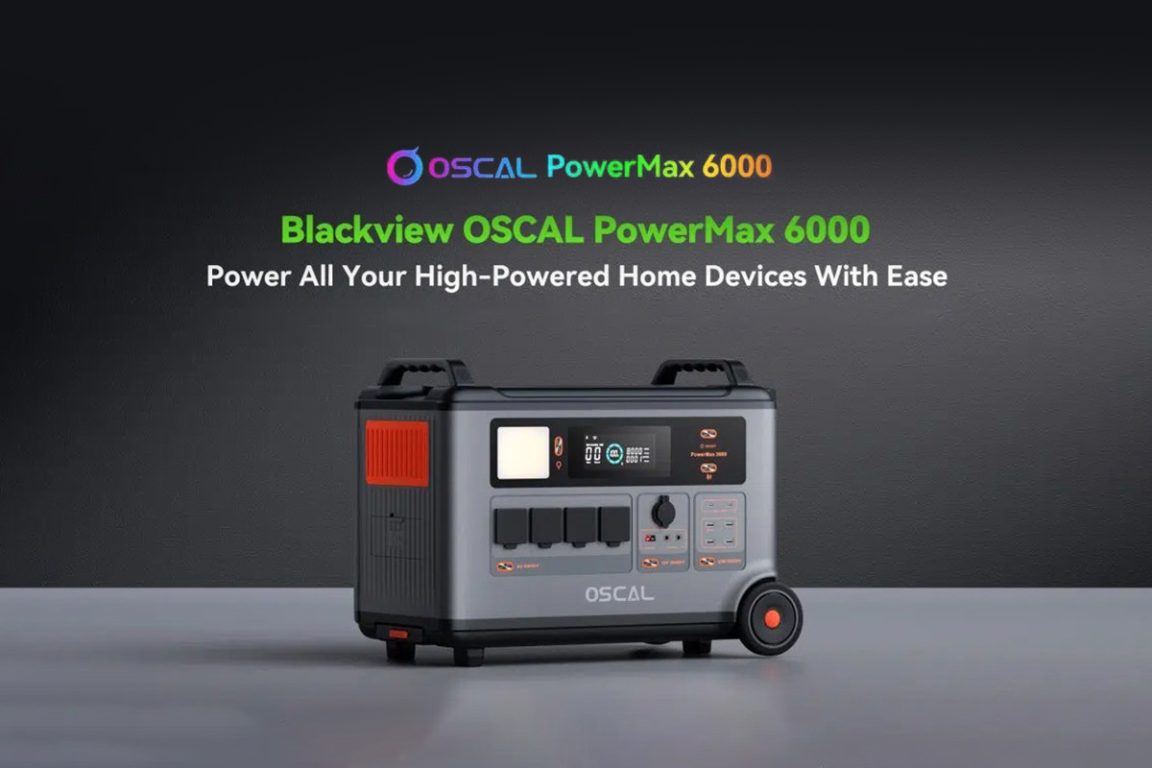 OSCAL PowerMax 6000: New 6000W Power Station for Your Home