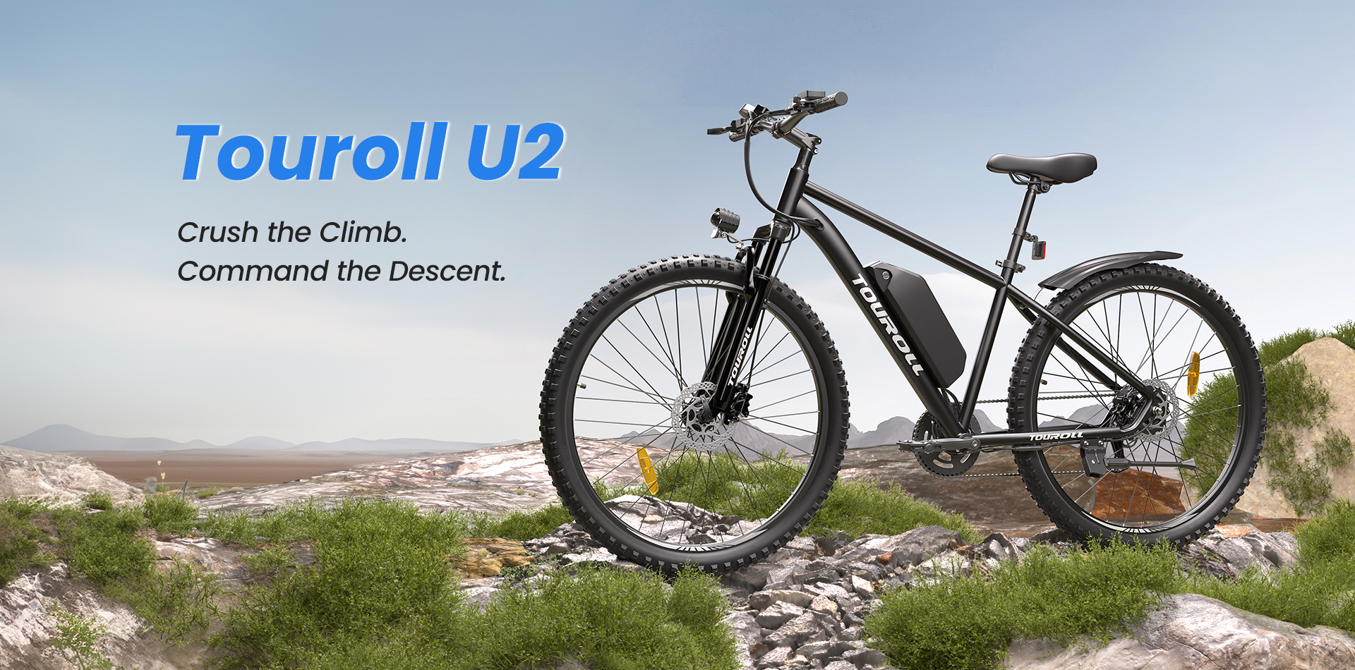 TOUROLL U2 E-Bike: Conquer Cities & Mountains with Ease
